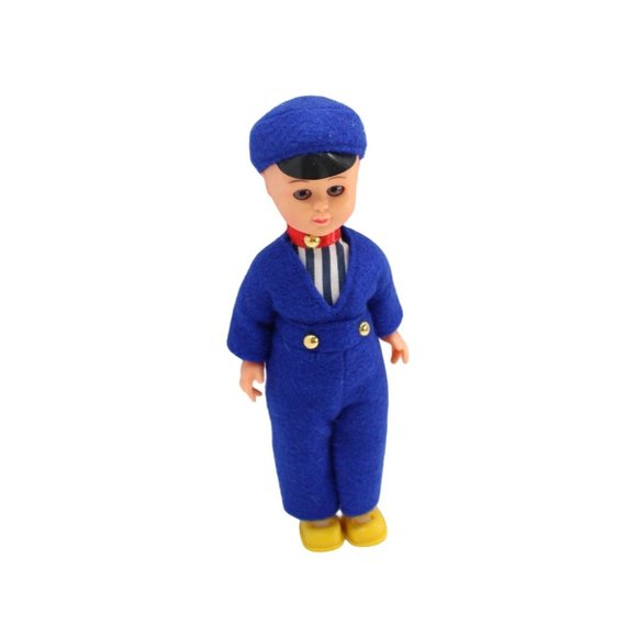 Toys | Dutch Boy Doll Souvenir Holland Vintage Cobalt Blue 88635 | Poshmark